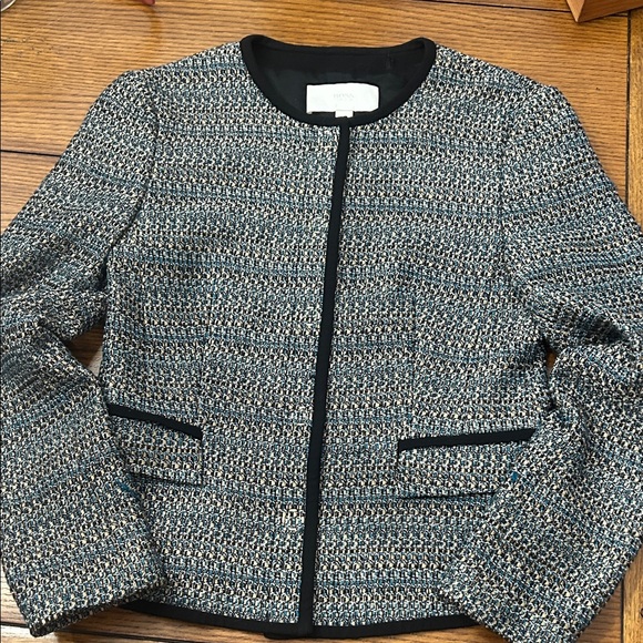 Hugo Boss | Jackets & Coats | Hugo Boss Womens Tweed Jacket Black And ...